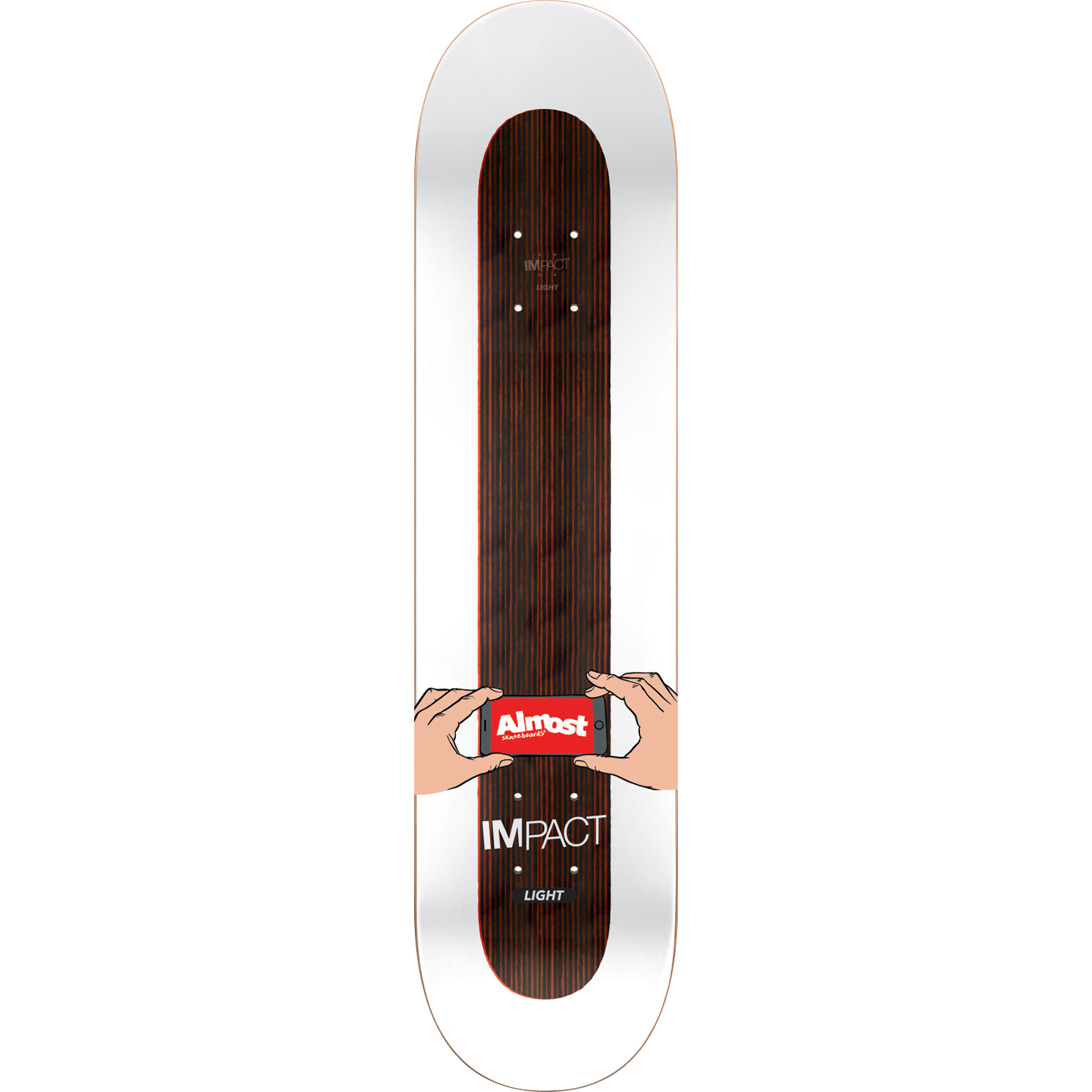 ALM WILLOW FACE RECOGNITION DECK-8.0 impact light // Skateimpact Online ...